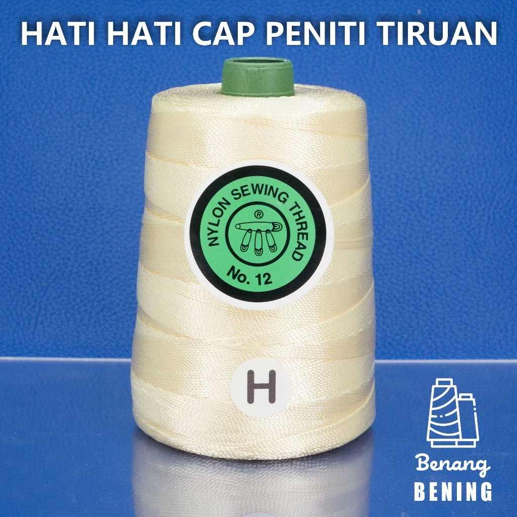 Jual BENANG NYLON NO.12 / D12 CAP PENITI - WARNA H (CREAM) | Shopee Indonesia