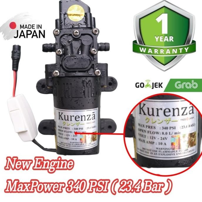 Jual Pompa Air Otomatis160psi DC Water Pump 100W Alat steam jet cleaner ...