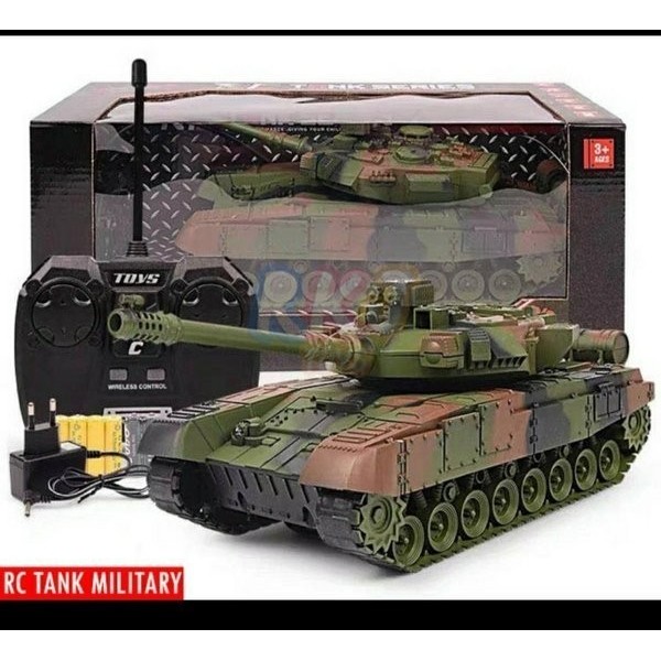 Jual Jual Mainan Anak Rc Mobil Tank Military Besar Remote Control Militer Perang | Shopee Indonesia