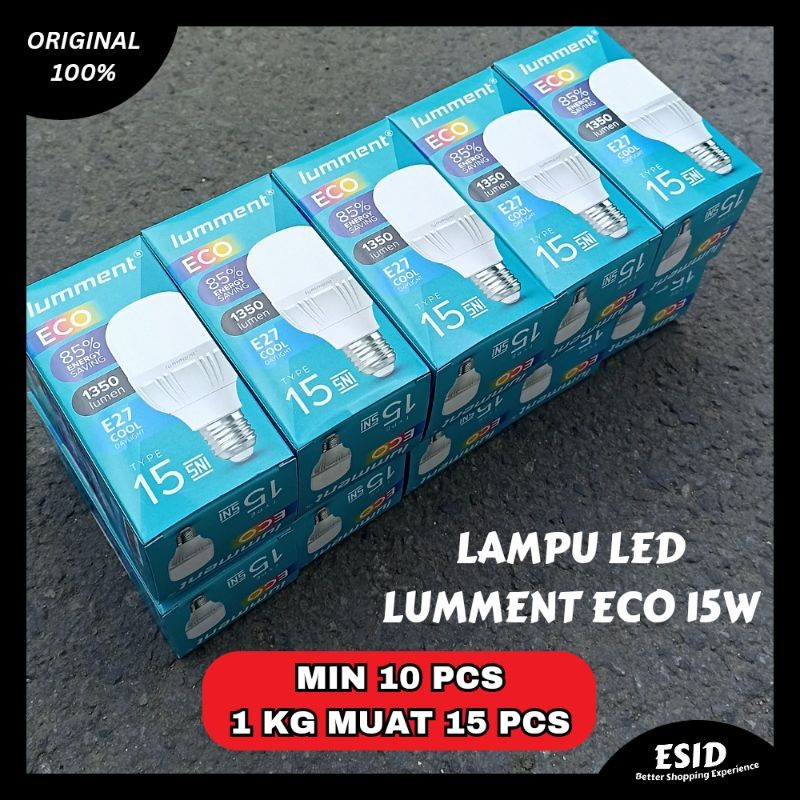 Jual GROSIR LAMPU LED LUMMENT ECO 15W KUALITAS TERBAIK LED BULB LIGHT ...