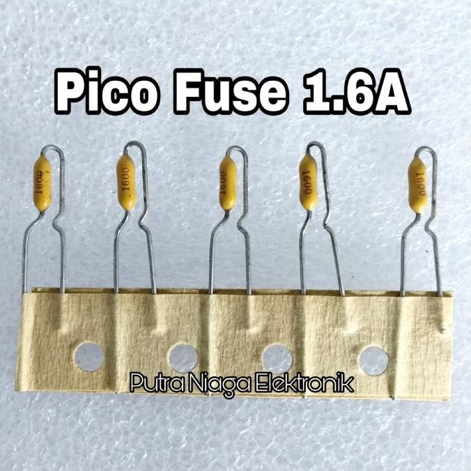 Jual (2) Pico Fuse 1.6A / Sikring Axial / Sekering Littlefuse fast ...