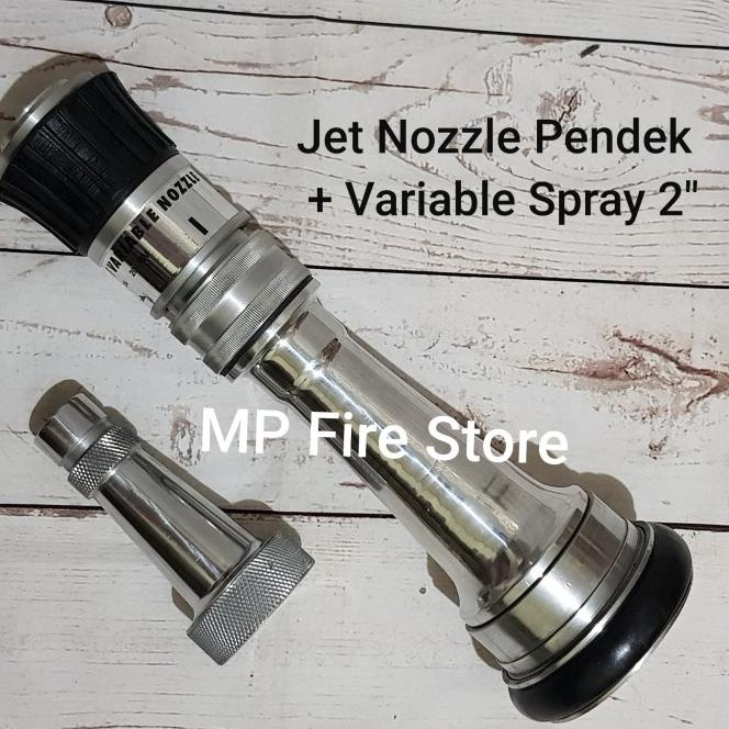 Jual Short Fire Jet Nozzle Nuzzle Pemadam Pendek 2 Inch + Variable Spray | Shopee Indonesia