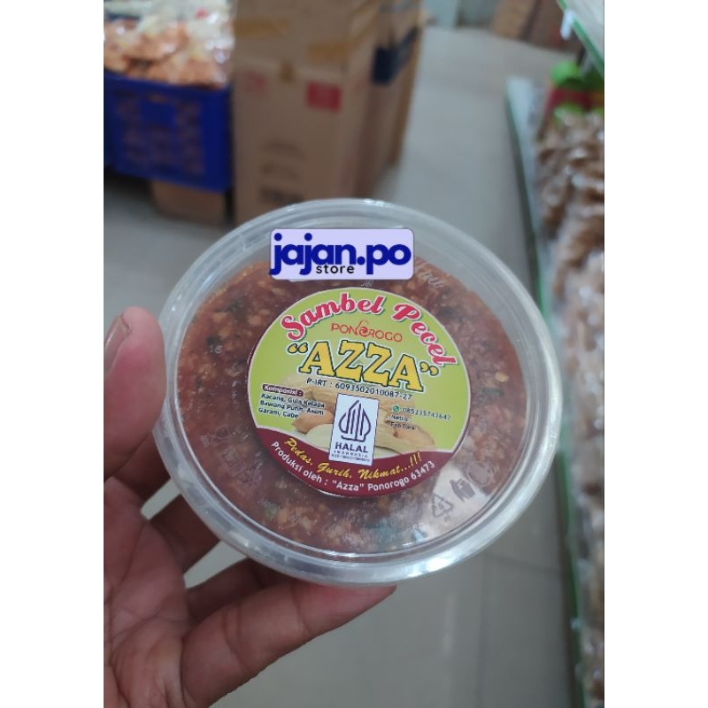 Jual Sambel Pecel Azza Khas Ponorogo Cup 200gram | Shopee Indonesia