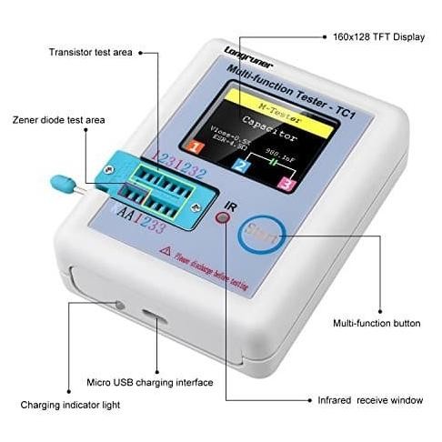 Jual DIGITAL ESR LCR METER TC1 - TRANSISTOR CAPASITOR DIODA MULTI ...