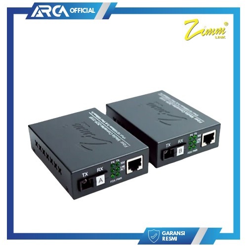 Jual MEDIA CONVERTER ZIMMLINK ZCF-111F FO TO LAN 100MBPS | Shopee Indonesia