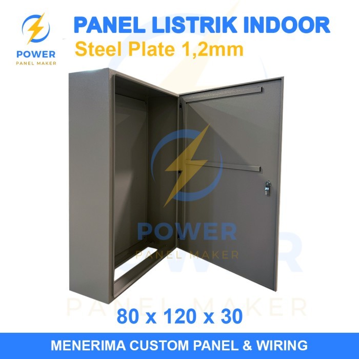 Jual Unik Box Panel Listrik Indoor 120X80X30 Sphc 1.2Mm Ral 7032 ...