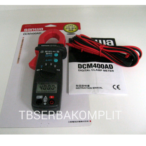 Jual Termurah Sanwa Dcm400Ad Digital Clamp Meter 400A Ac / Dc Tang Ampere Dcm-400Ad | Shopee ...