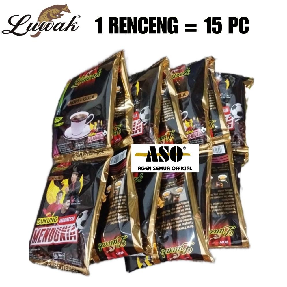 Jual KOPI LUWAK HITAM + GULA 23gr RENCENG (ISI 15 pc ) | Shopee Indonesia