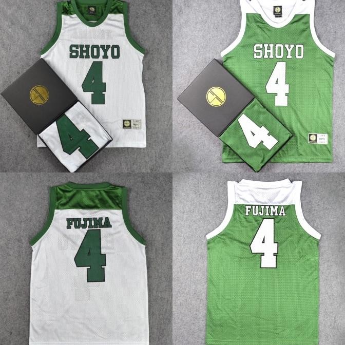 Jual JERSEY BASKET SLAM DUNK ANIME SHOYO #4 FUJIMA | Shopee Indonesia