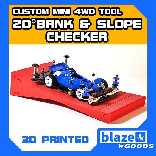 Jual Produk Ready Bank and Slope Checker Tamiya Mini 4WD bahan 3D Print ...