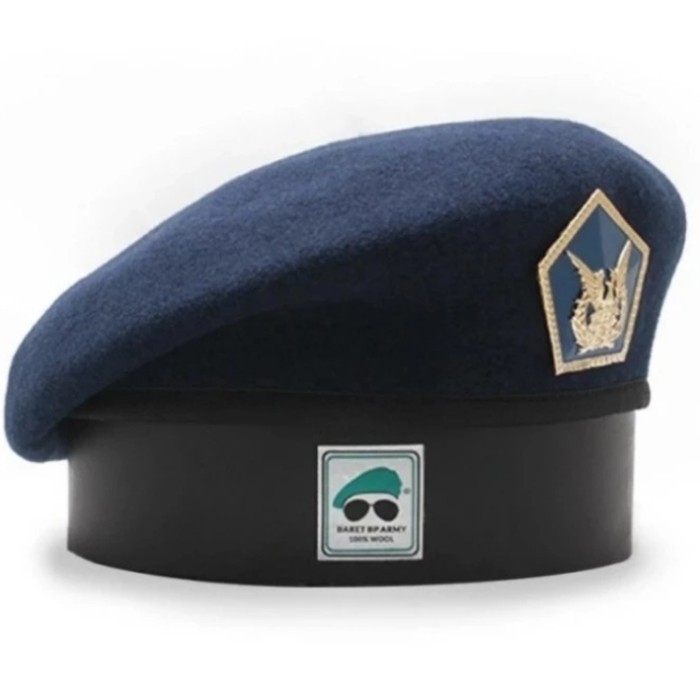 Jual Baret Tni Au + Emblem - Baret Tni Au Merk Kacamata Bahan Woll Baru ...