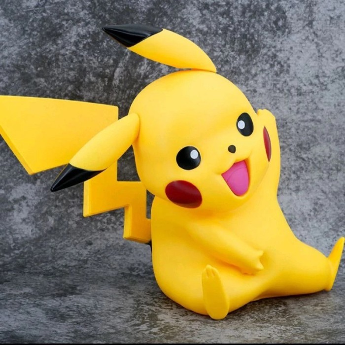 Jual Paling Berkualitas 33 Cm Action Figure Pokemon Pikachu Real Life ...
