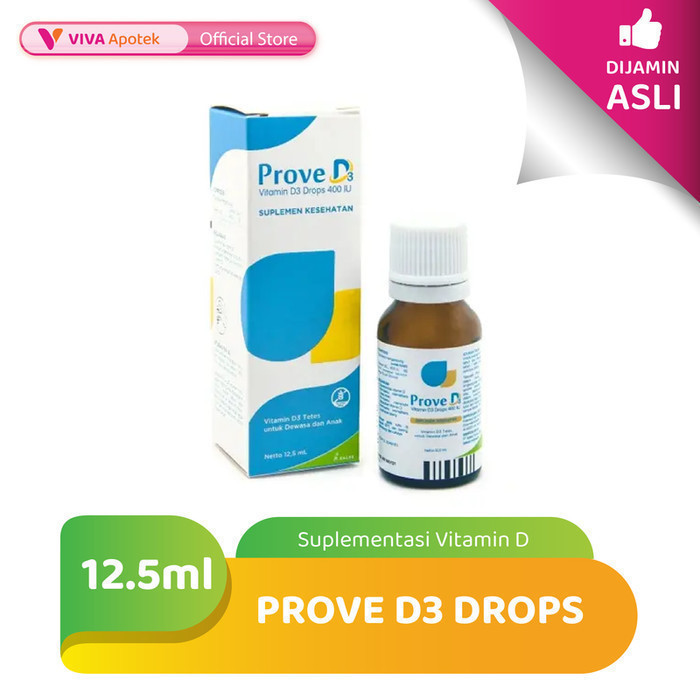 Jual Prove D3 Drops Suplementasi Vitamin D (12.5 ml) | Shopee Indonesia