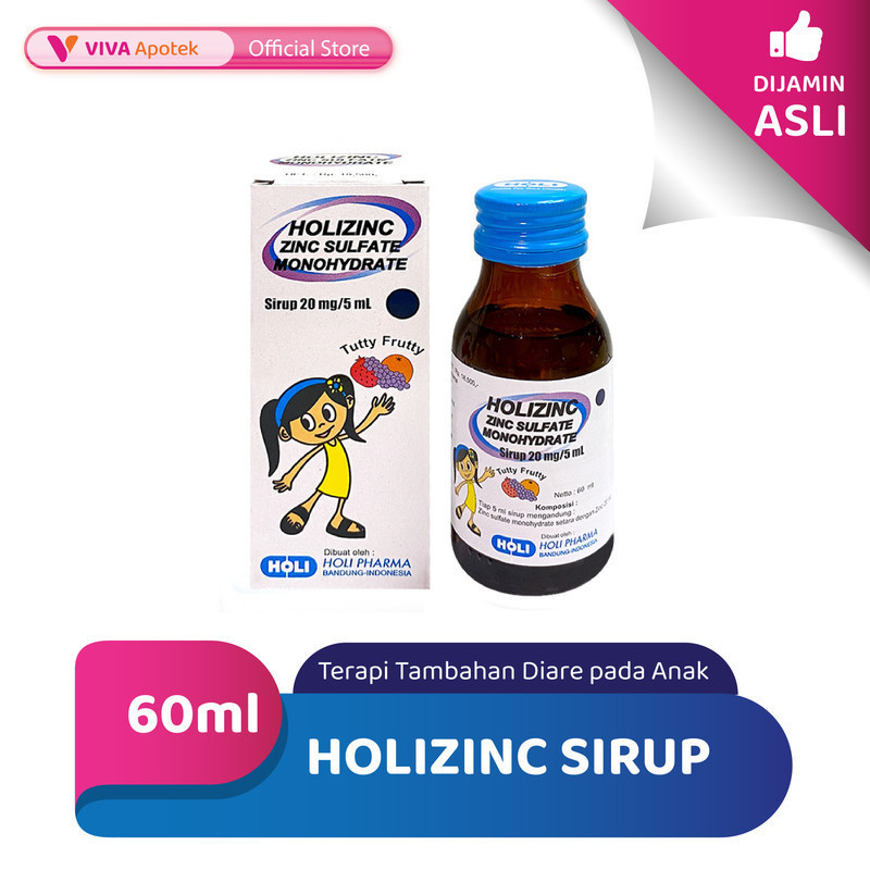 Jual Holizinc Sirup untuk Terapi Tambahan Diare pada Anak (60 ml) | Shopee Indonesia