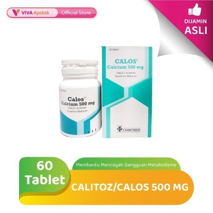 Jual Calitoz/Calos 500 mg Membantu Mencegah Gangguan Metabolisme (60 ...