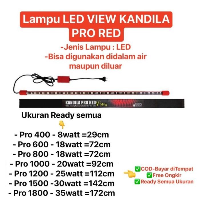 Jual LAMPU LED VIEW KANDILA PRO RED 600 - 1800 lampu kontes show ...