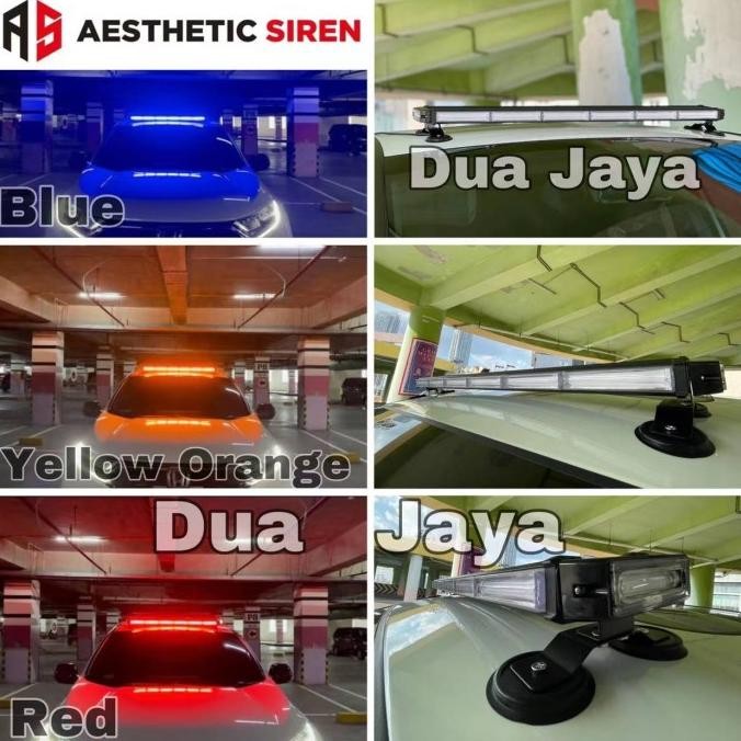 Jual STROBO ATAP LAMPU LED STROBO ATAP 90CM 4 SISI 16 MODE PLASMA 12V ...