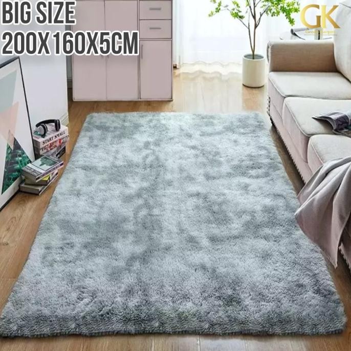 Jual karpet bulu ukuran besar 200x160x5cm | Shopee Indonesia