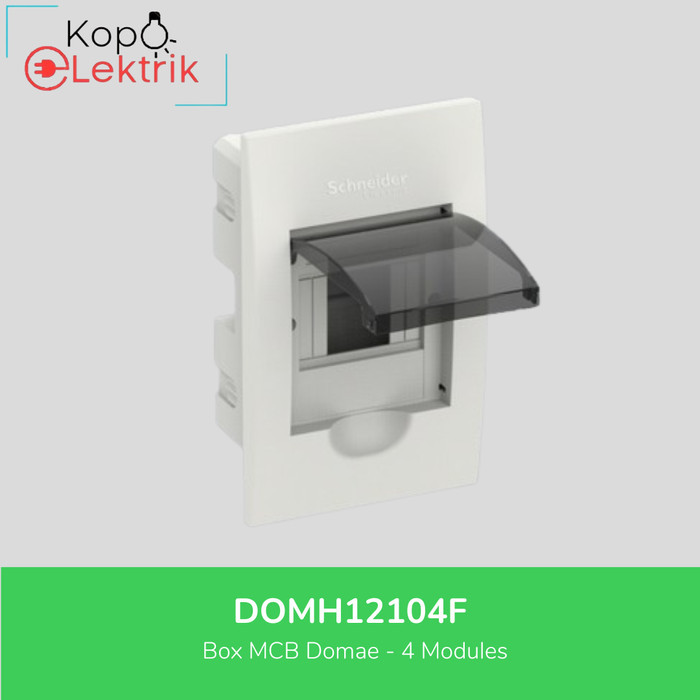 Jual Box Mcb Schneider 4 Group Tanam Domh12104F 4 Modul Original Harga ...