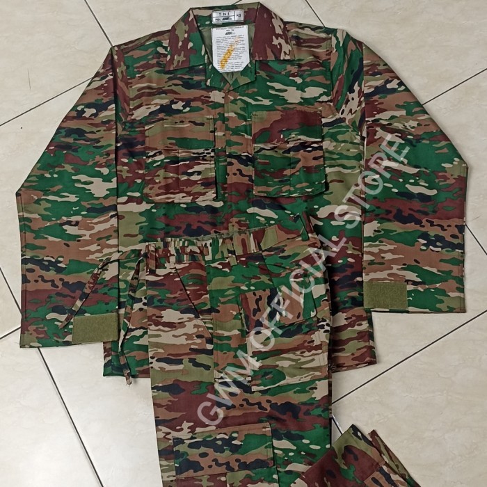 Jual Jual Baju Pdl Loreng Tni Ad Kasad/Nkri Balotelli Wr Premiun Anti Air | Shopee Indonesia