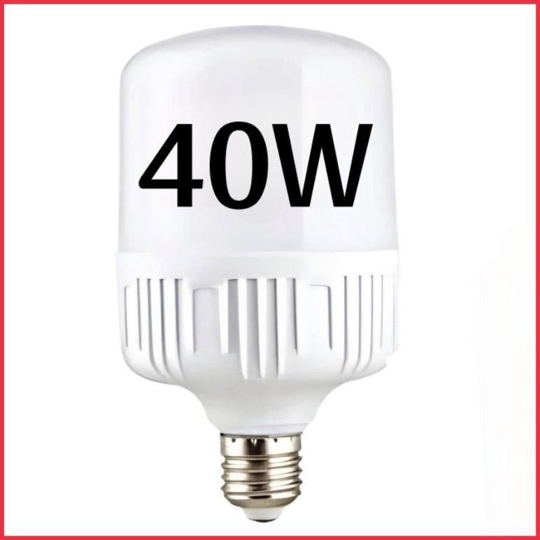 Jual Se-7 Bola Lampu Bohlam Led Tabung Jumbo 40 Watt 40Watt Putih Terang | Shopee Indonesia