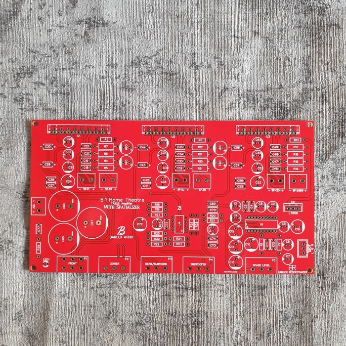 Jual PCB Ampli 5.1 12Volt TA8221 pakai spatializer | Shopee Indonesia