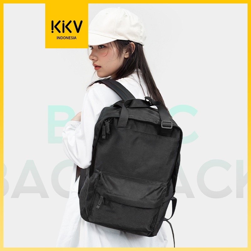 Jual OHSOME Nomie Nomie·Green/Grey Tas Ransel Basic | Shopee Indonesia