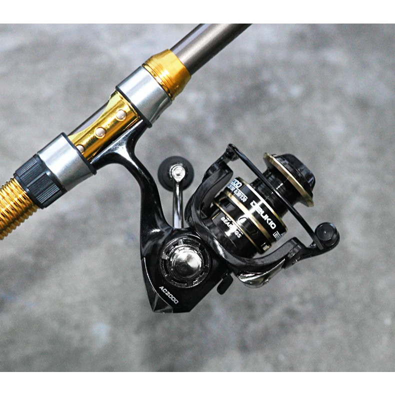 Jual DEUKIO Reel Pancing Spinning Fishing Reel 5.2:1 Gear Ratio - AC2000 7RTHGJBK | Shopee Indonesia