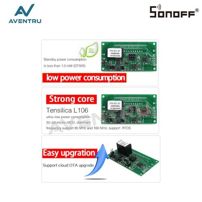 Jual Sonoff Sv 5-24V Dc Wifi Module For Solenoid Door Lock -Smart Home ...