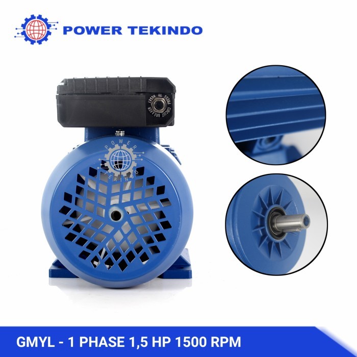 Jual Famoze Pro Dinamo 1 Phase 1,5 HP 1500 RPM Elektrik Motor GMYL 1,5 PK | Shopee Indonesia