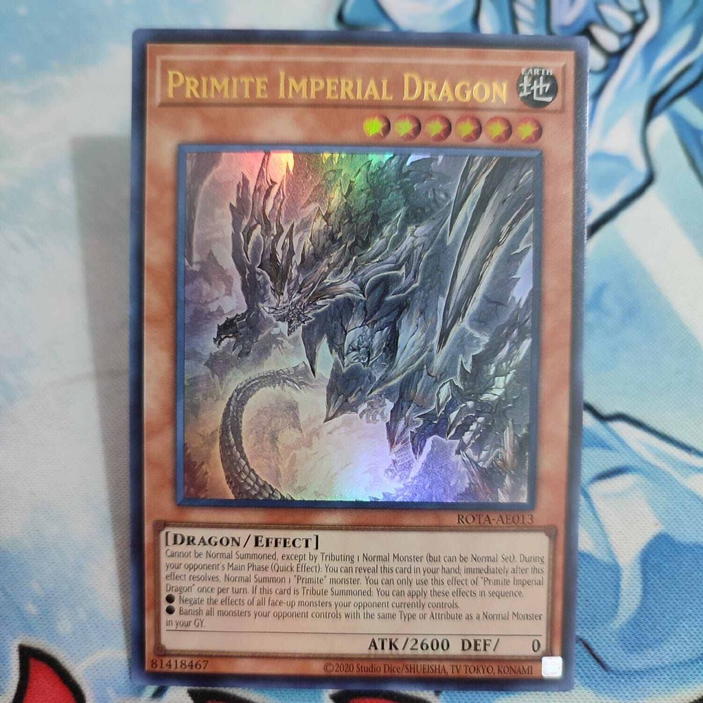 Jual yugioh AE primite imperial dragon ROTA-AE013 UR original | Shopee ...