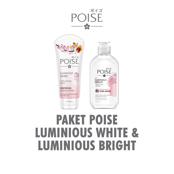 Jual Poise Facial Foam Sabun Cuci Muka Luminous White Tube 100 gr ...