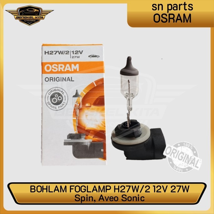 Jual LAMPU BOHLAM LAMPU KABUT FOGLAMP SPIN AVEO SONIC OSRAM H27W 2 12V 27W | Shopee Indonesia