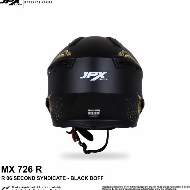 Jual Helm Jpx Full Face Mx-726R - R06 Syndicate | Shopee Indonesia
