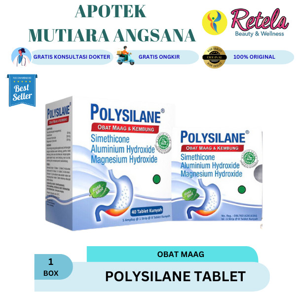 Jual POLYSILANE TABLET KUNYAH BOX | Shopee Indonesia
