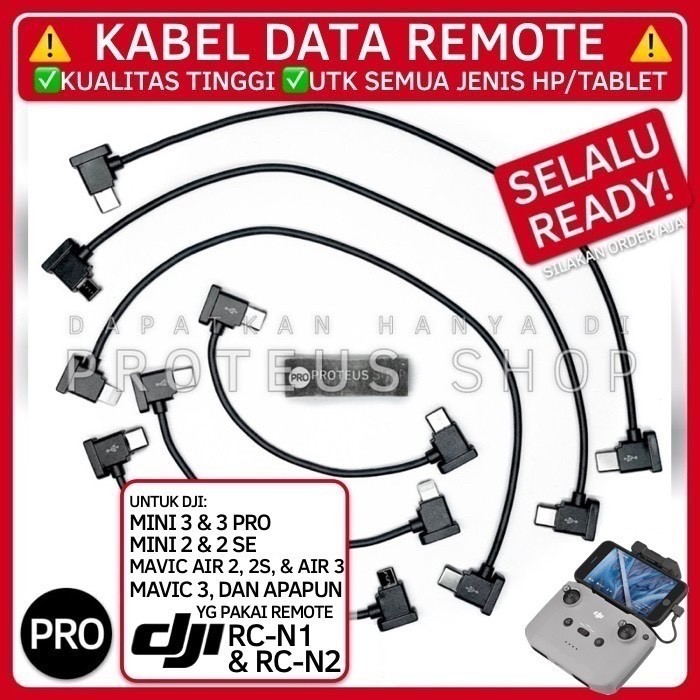 Jual KABEL OTG REMOTE DJI MINI 2 3 4 PRO SE MAVIC AIR 2S USB C ...