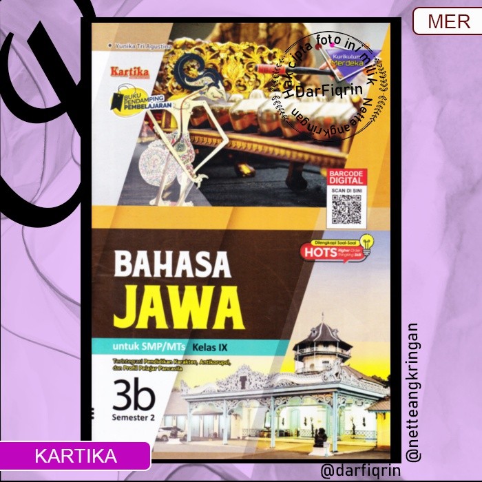 Jual LKS Bahasa Jawa Kelas 9 Semester 2-SMP/MTs KURMER Kurikulum Merdeka-Kartika-HOTS-Yunika ...