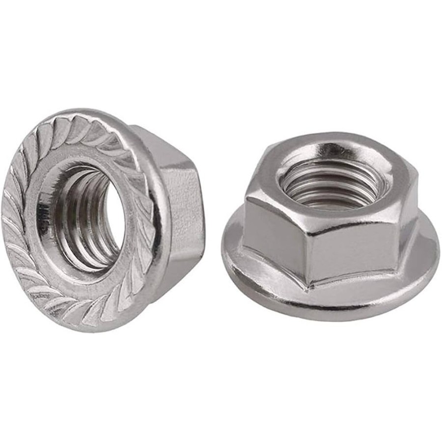 Jual Mur Flange M16 / Flange Nut M16 Stainless SS304 | Shopee Indonesia
