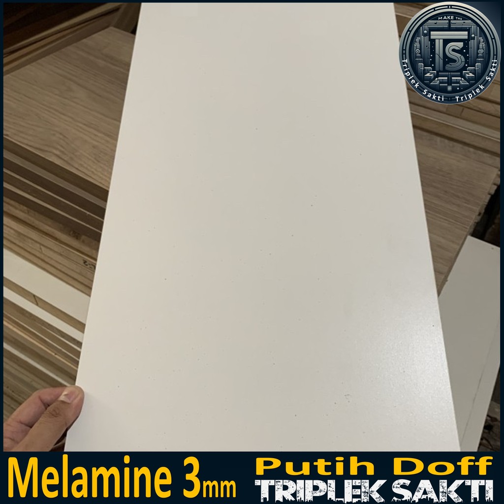 Jual Triplek Melamin Putih 3mm 90x150 cm | ISI 2 LEMBAR | Putih Doff 1 ...