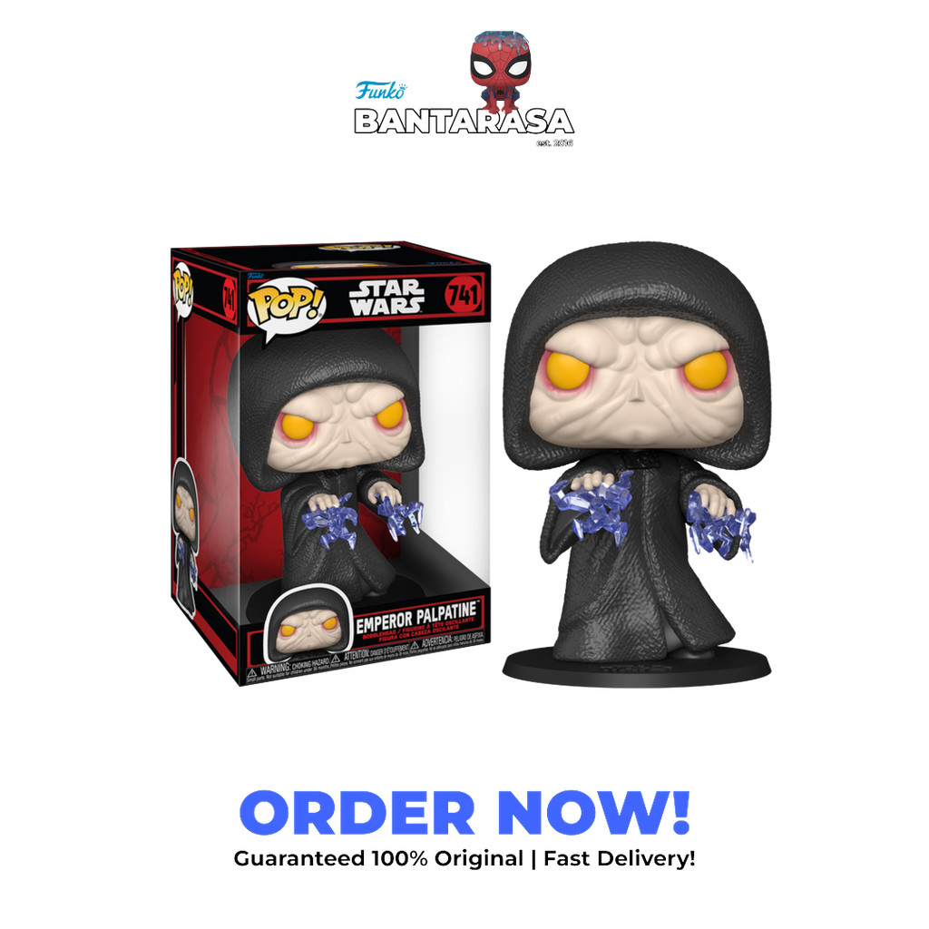 Jual Funko Pop! Star Wars: Dark Side - Emperor Palpatine 10" Jumbo Pop ...
