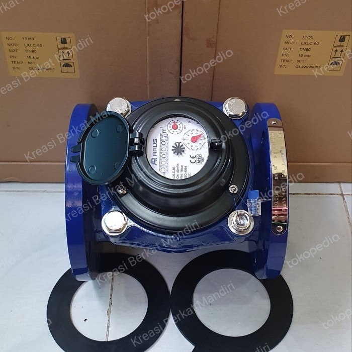 Jual newgan!! WATER METER 3 INCH / METERAN AIR 3 INCH / FLOWMETER AIR 3 ...