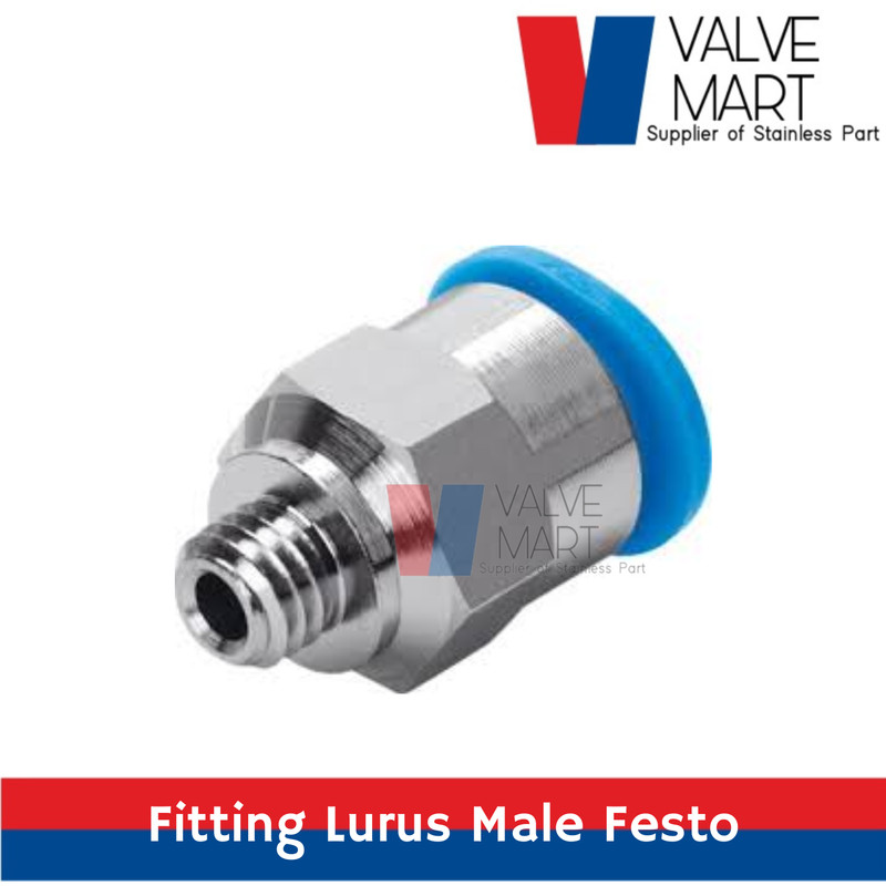 Jual QSM-M5-4 Fitting Lurus Male Slip Lock Nipple Nepel Selang 4mm Drat M5 FESTO | Shopee Indonesia