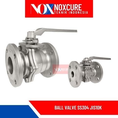 Jual Ball valve flange JIS 10k bahan ss 304 Cf8 UK 2 Inch | Shopee Indonesia
