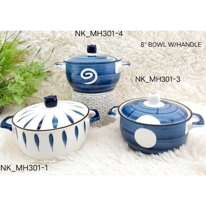 Jual Wadah Mangkuk Saji Keramik BerMotif 4.5 INCH RICE BOWL - Nakami ...