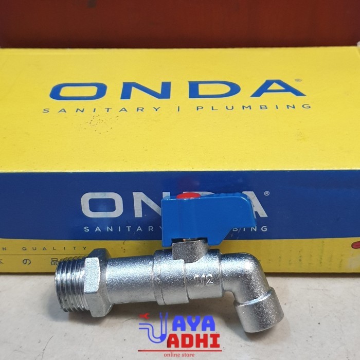 Jual {{{{}}] Kran Tembok Kran Air BC 1/2" Onda Keran Dinding Mini Wudhu ...