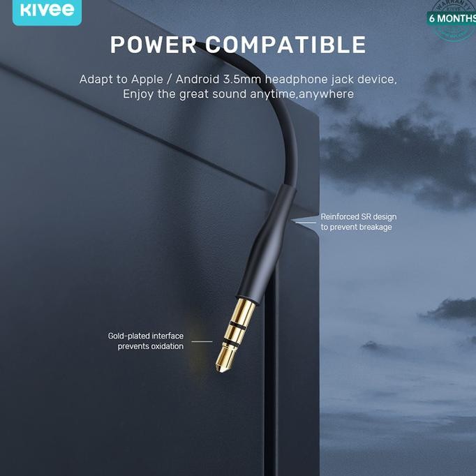 Jual Kivee Headset Bass Microphone Semi In Ear Wired Headset 3.5Mm ...
