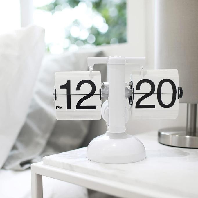 Jual NEW Carvi Classic Retro Flip Clock Jam Meja Klasik Vintage ...