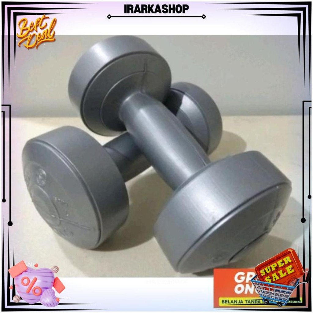 Jual Barbel/Dumbell 5Kg Cocok Untuk Gym Di Rumah Bg Gratis Ongkir ...