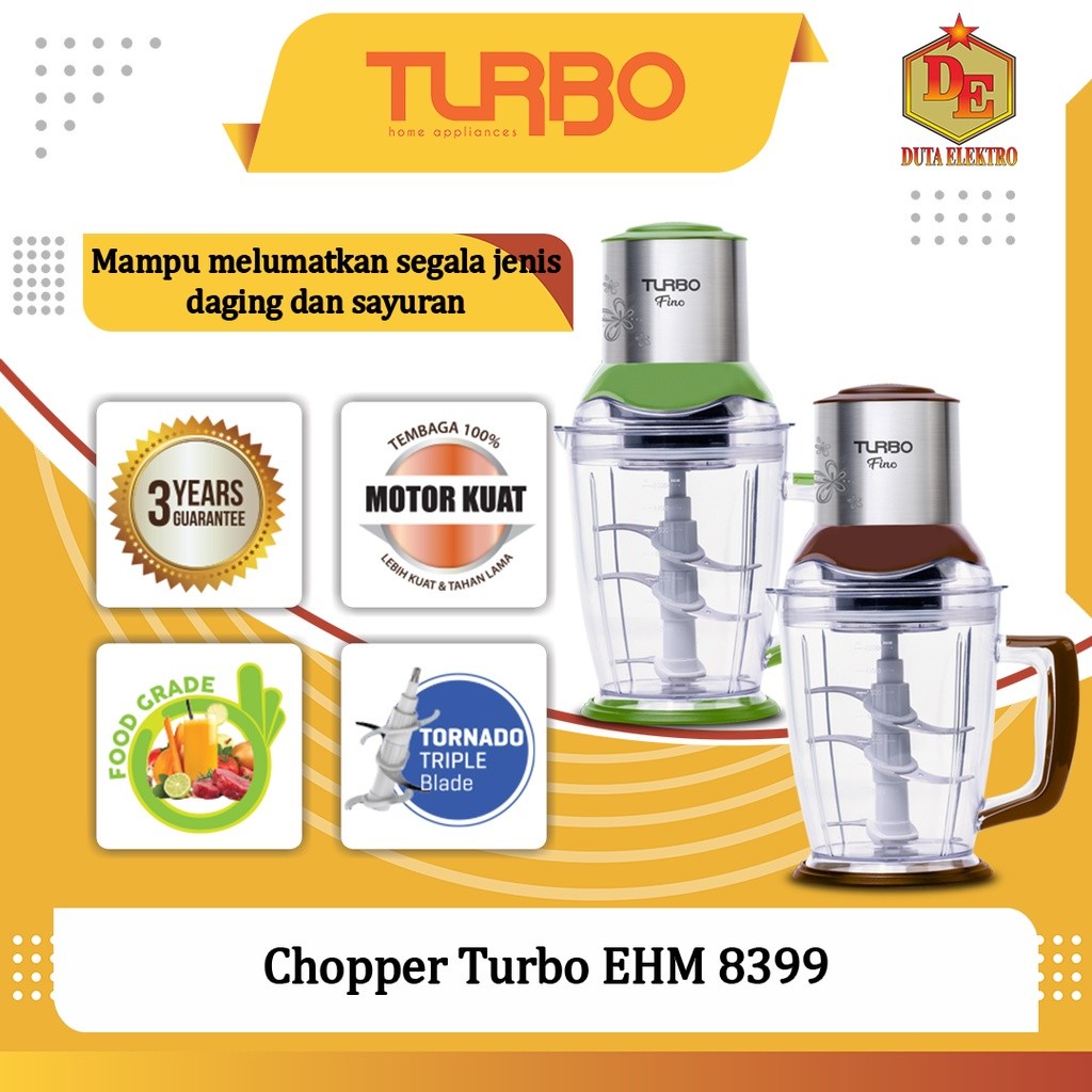 Jual Food Chopper Turbo EHM 8399 | Shopee Indonesia