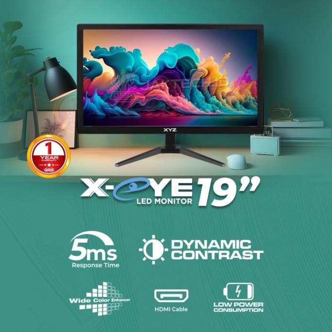 Jual BEBAS ONGKIR - SPC Monitor 19" / 22" inch Full HD HDMI VGA INPUT SM19/SM22 | Shopee Indonesia